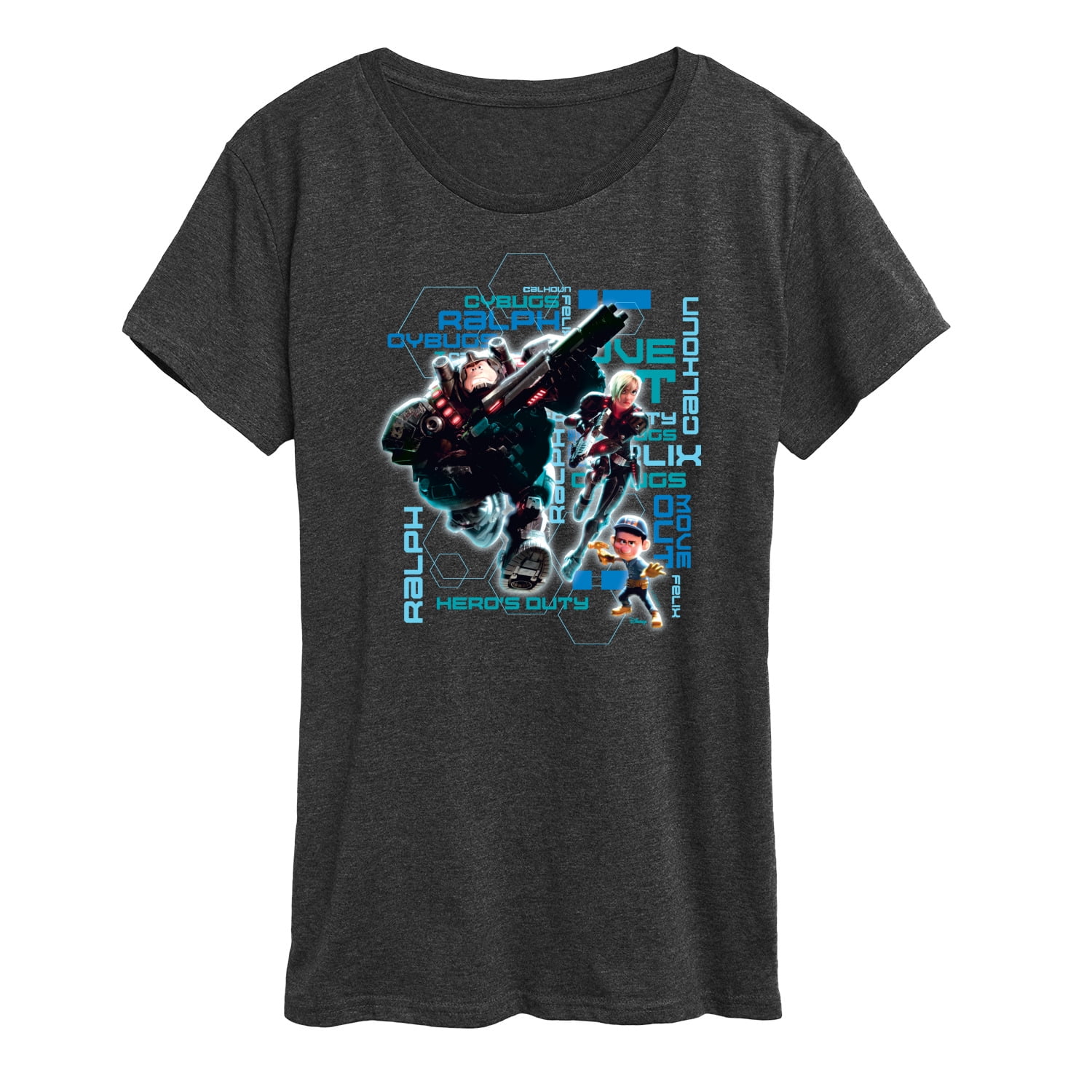 Disney Wreck It Ralph - Hero's Duty - Move Out - Women's Short Sleeve ...