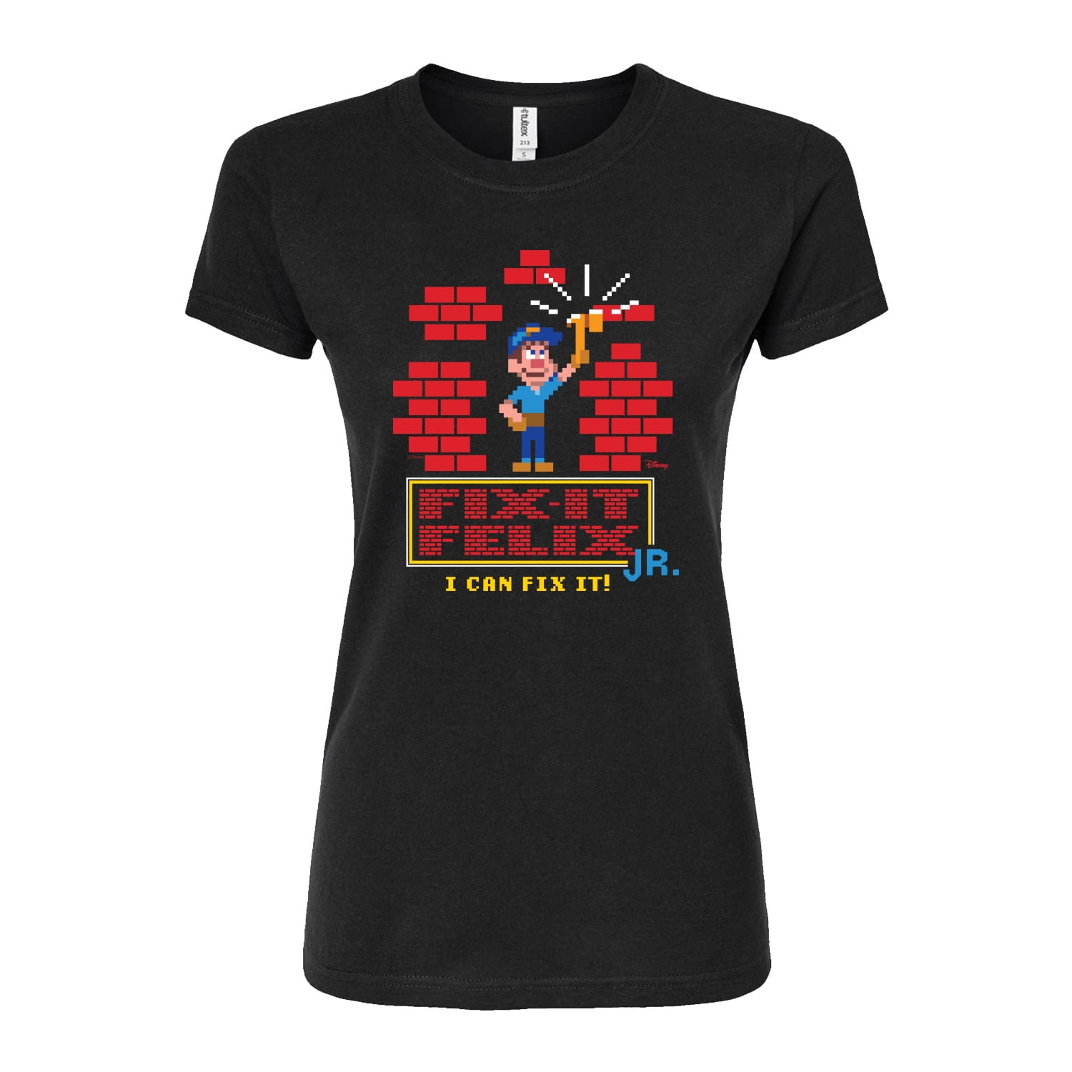 Disney Wreck It Ralph - I Can Fix It Felix - Juniors Fitted Graphic T ...