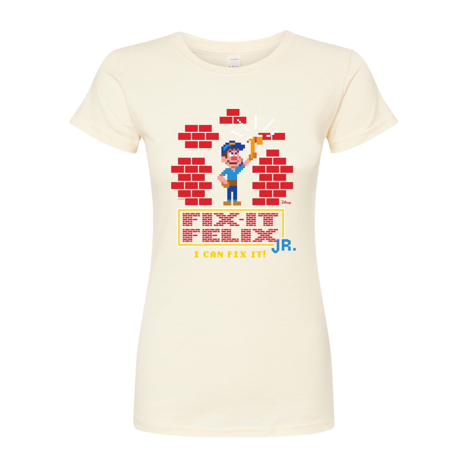 Disney Wreck It Ralph - I Can Fix It Felix - Juniors Fitted Graphic T ...