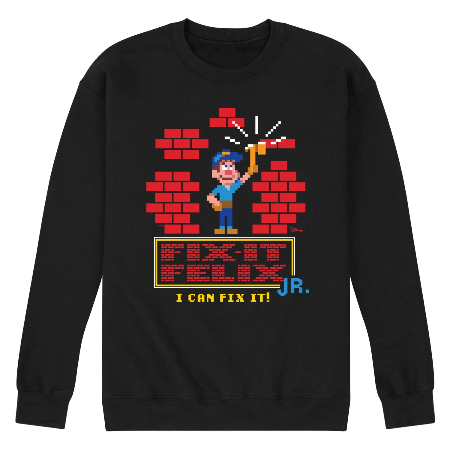 Disney Wreck It Ralph - I Can Fix It Felix - Men's Crew Neck Fleece ...