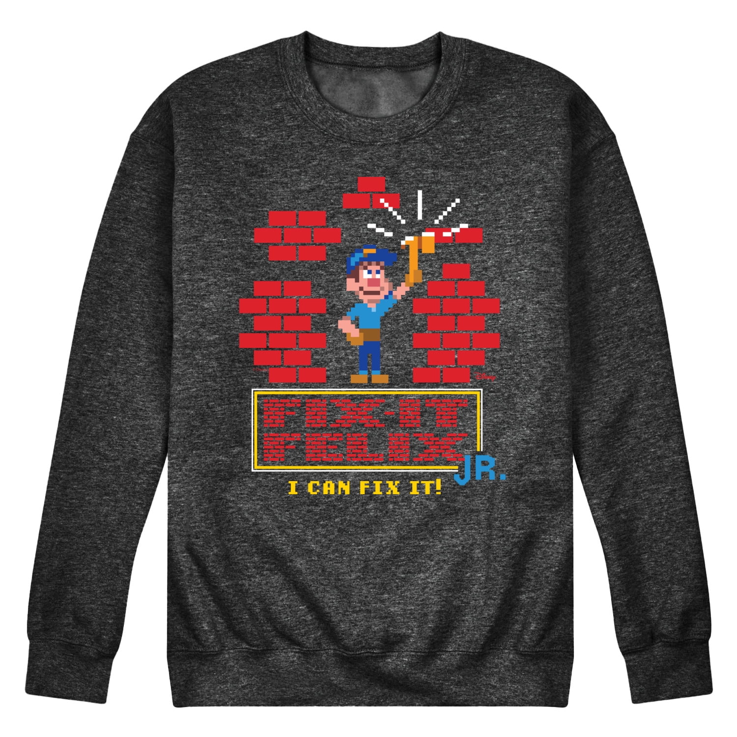 Disney Wreck It Ralph - I Can Fix It Felix - Men's Crew Neck Fleece ...