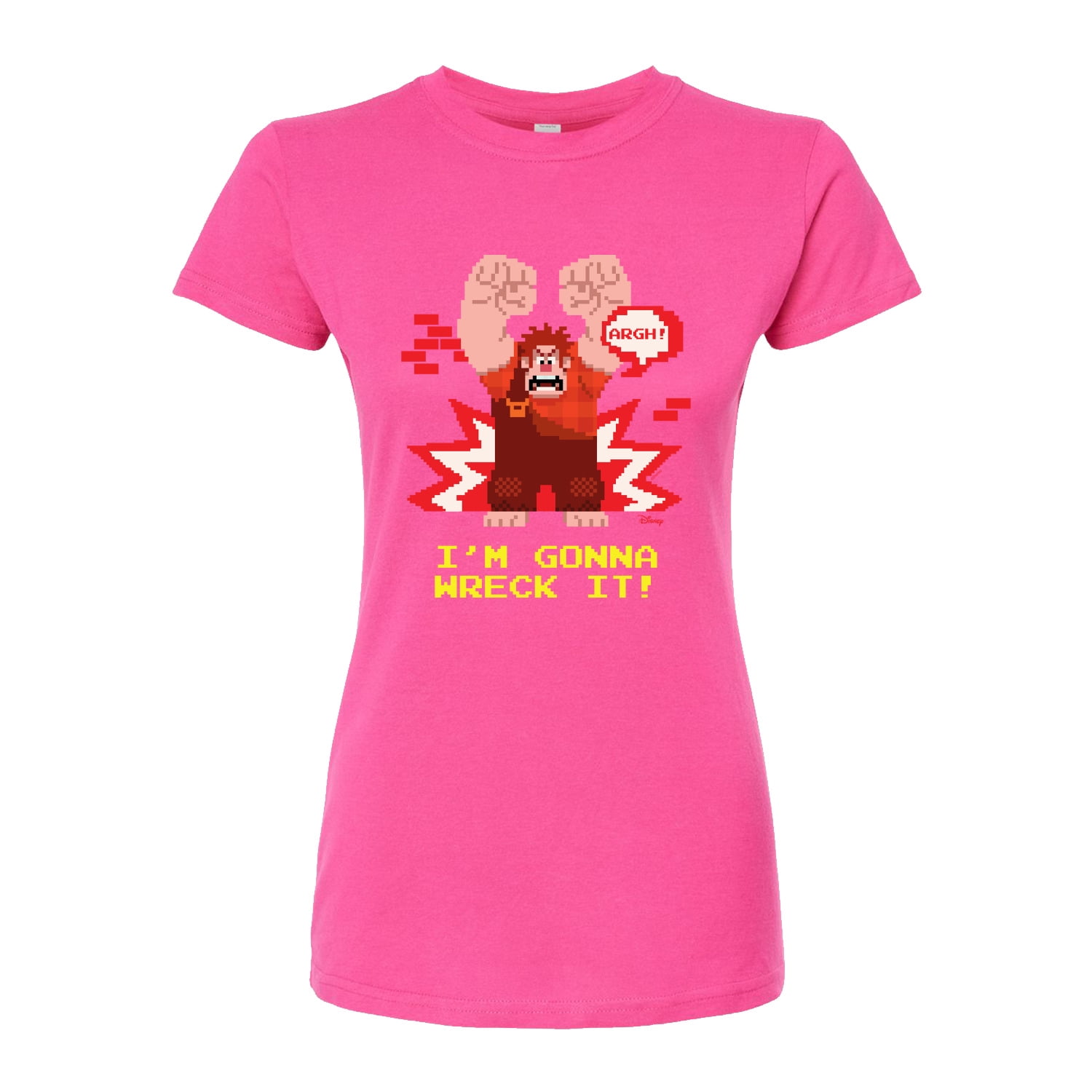 Disney Wreck It Ralph - I'm Gonna Wreck It - Juniors Fitted Graphic T ...