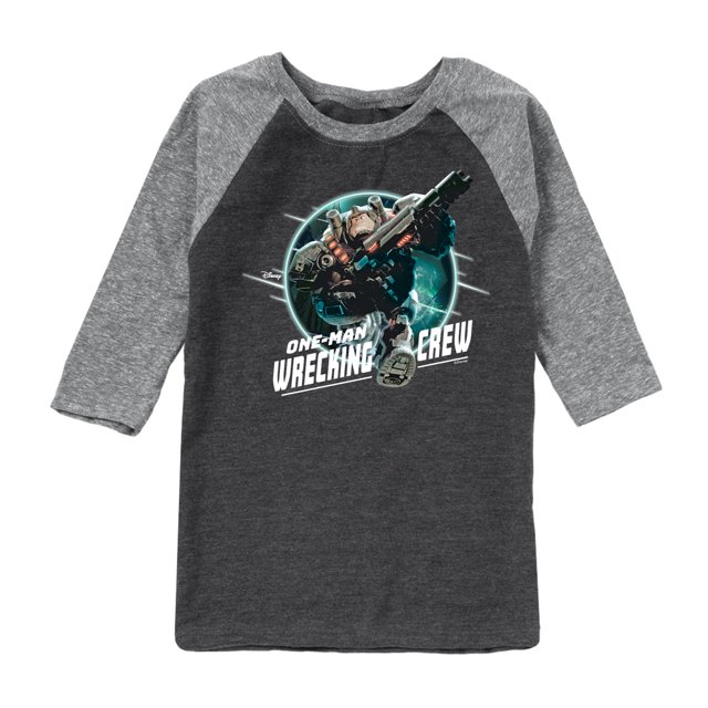 Disney Wreck It Ralph - One-Man Wrecking Crew - Toddler & Youth Raglan ...