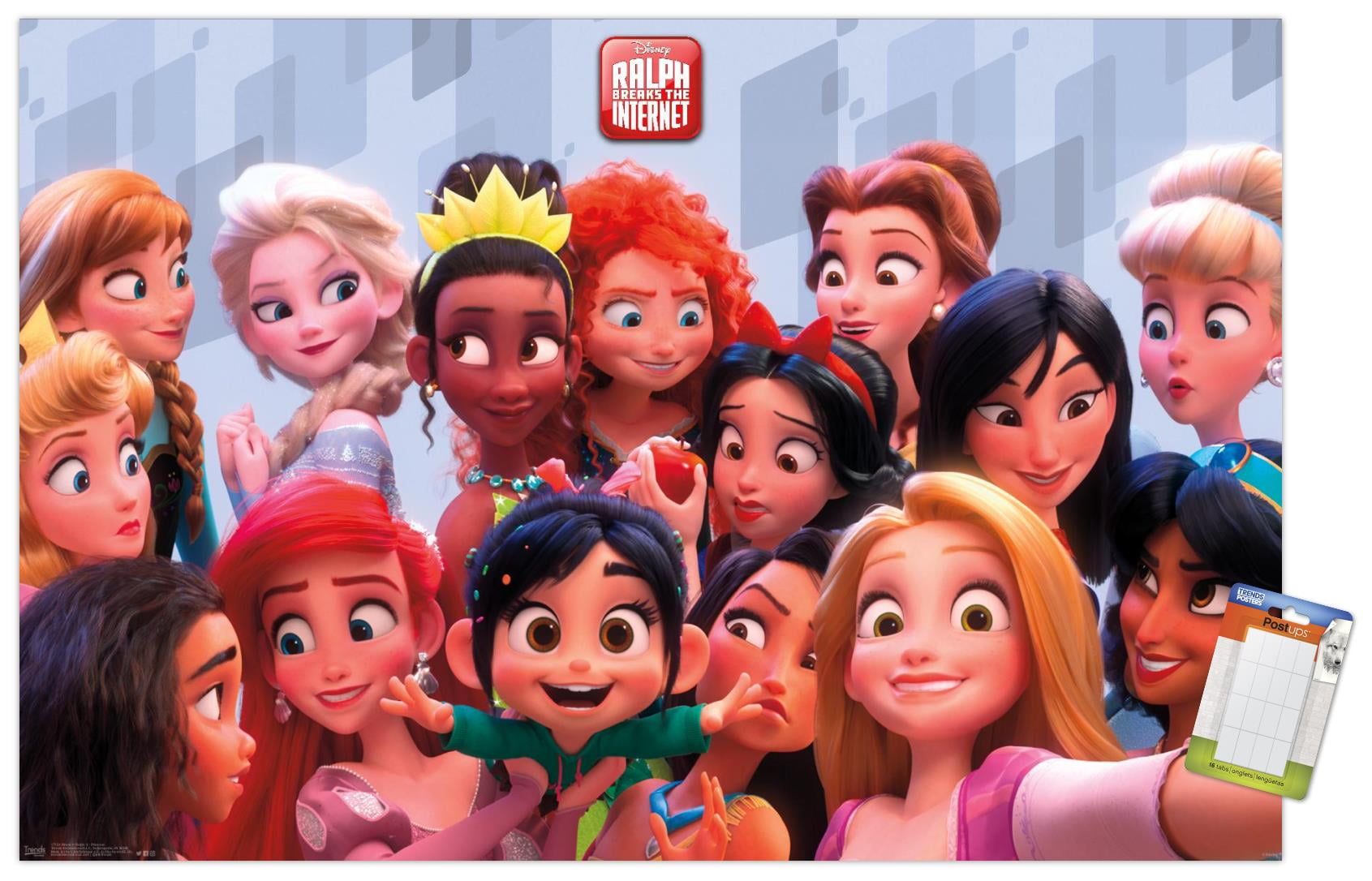 Disney Wreck It Ralph: Ralph Breaks The Internet - Princess Wall Poster ...