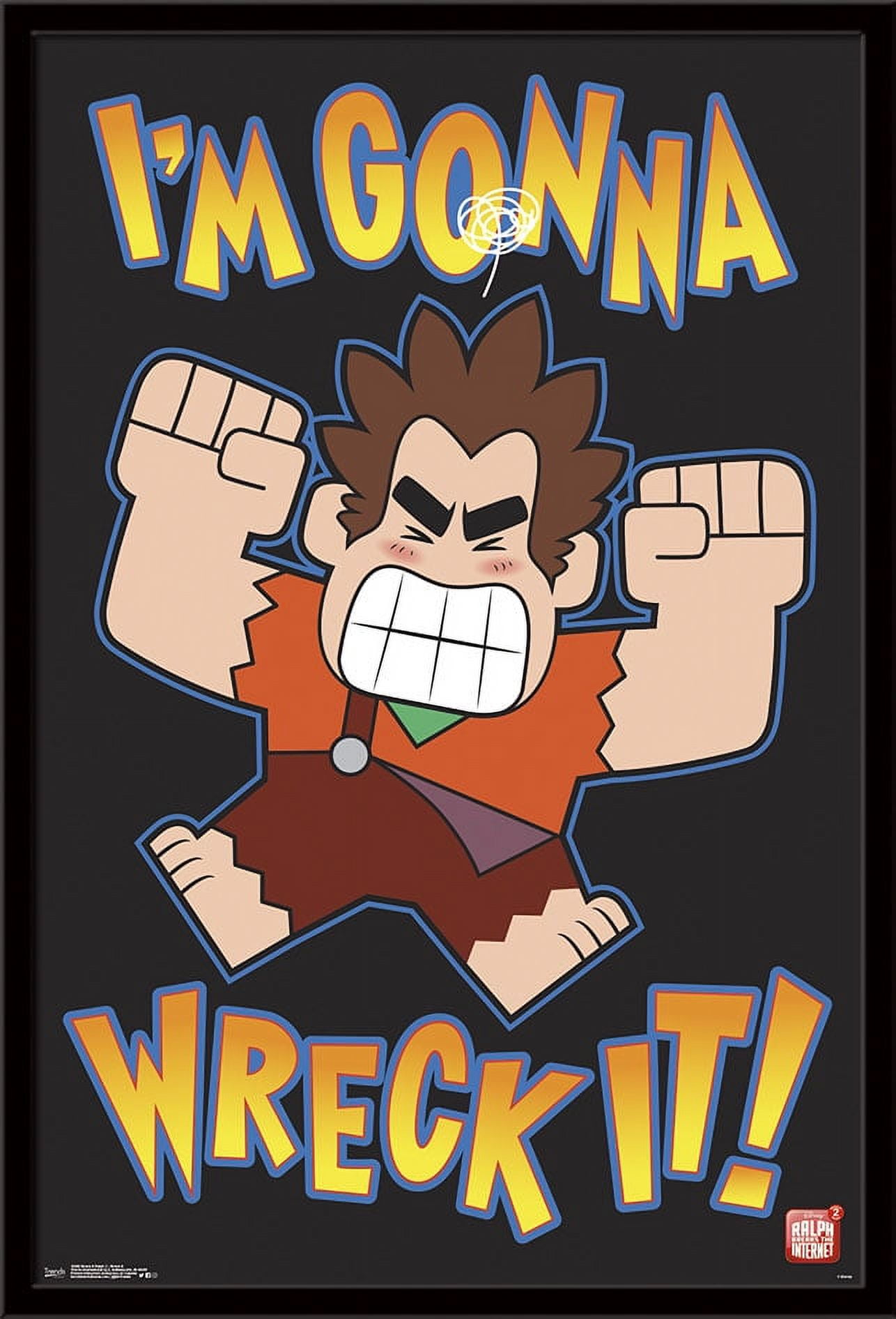 Disney Wreck It Ralph: Ralph Breaks The Internet - Wreck It Wall Poster ...
