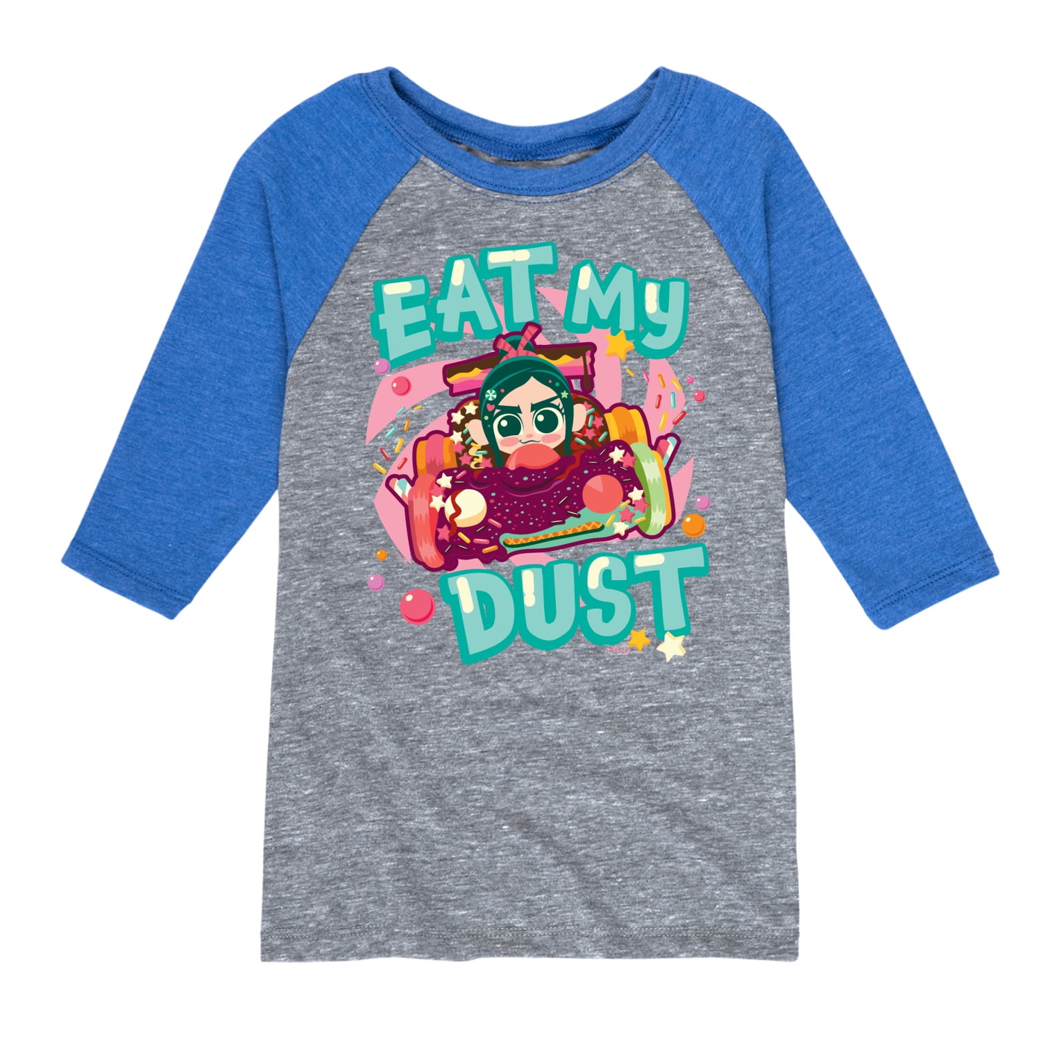 Disney Wreck It Ralph - Vanellope Eat My Dust - Toddler & Youth Raglan ...