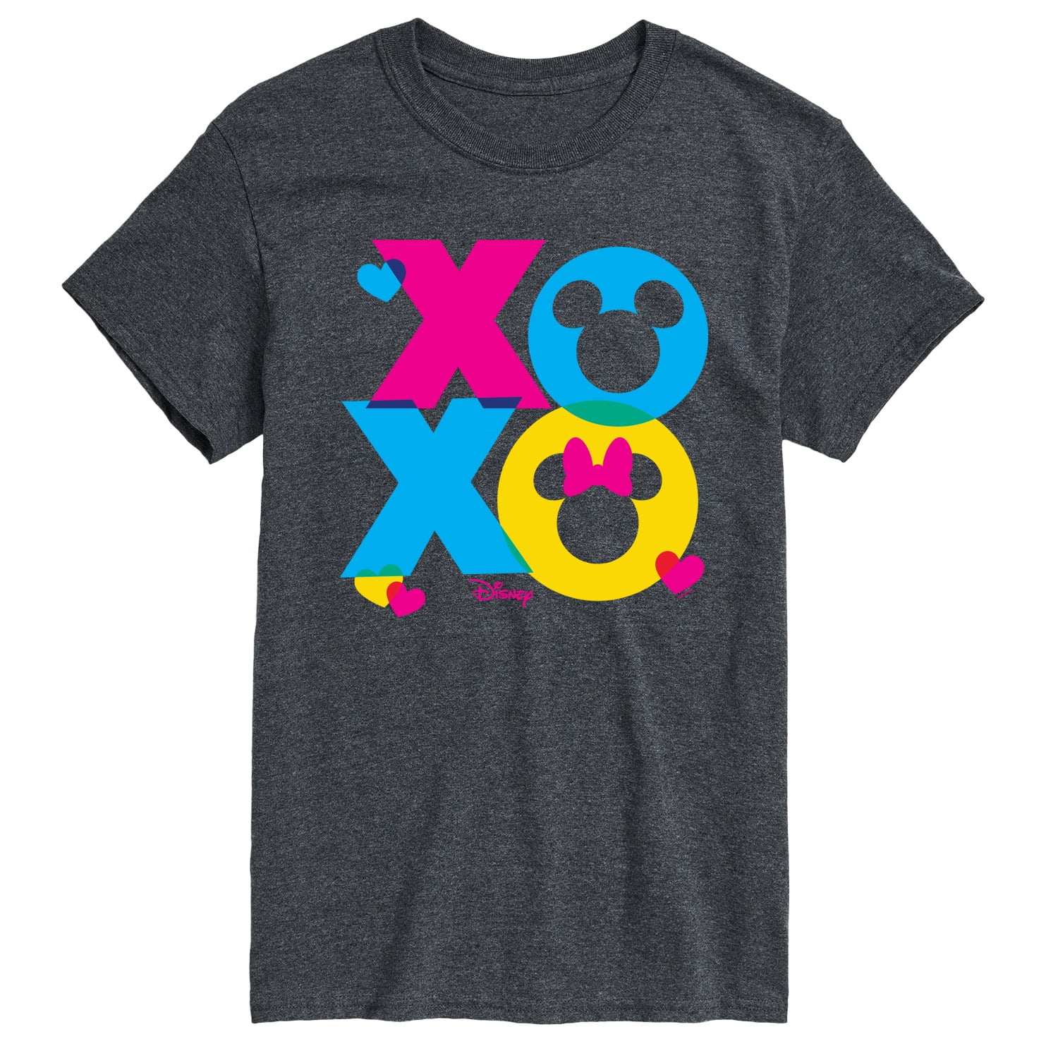 Disney - XOXO Stacked - Men's Short Sleeve Graphic T-Shirt - Walmart.com