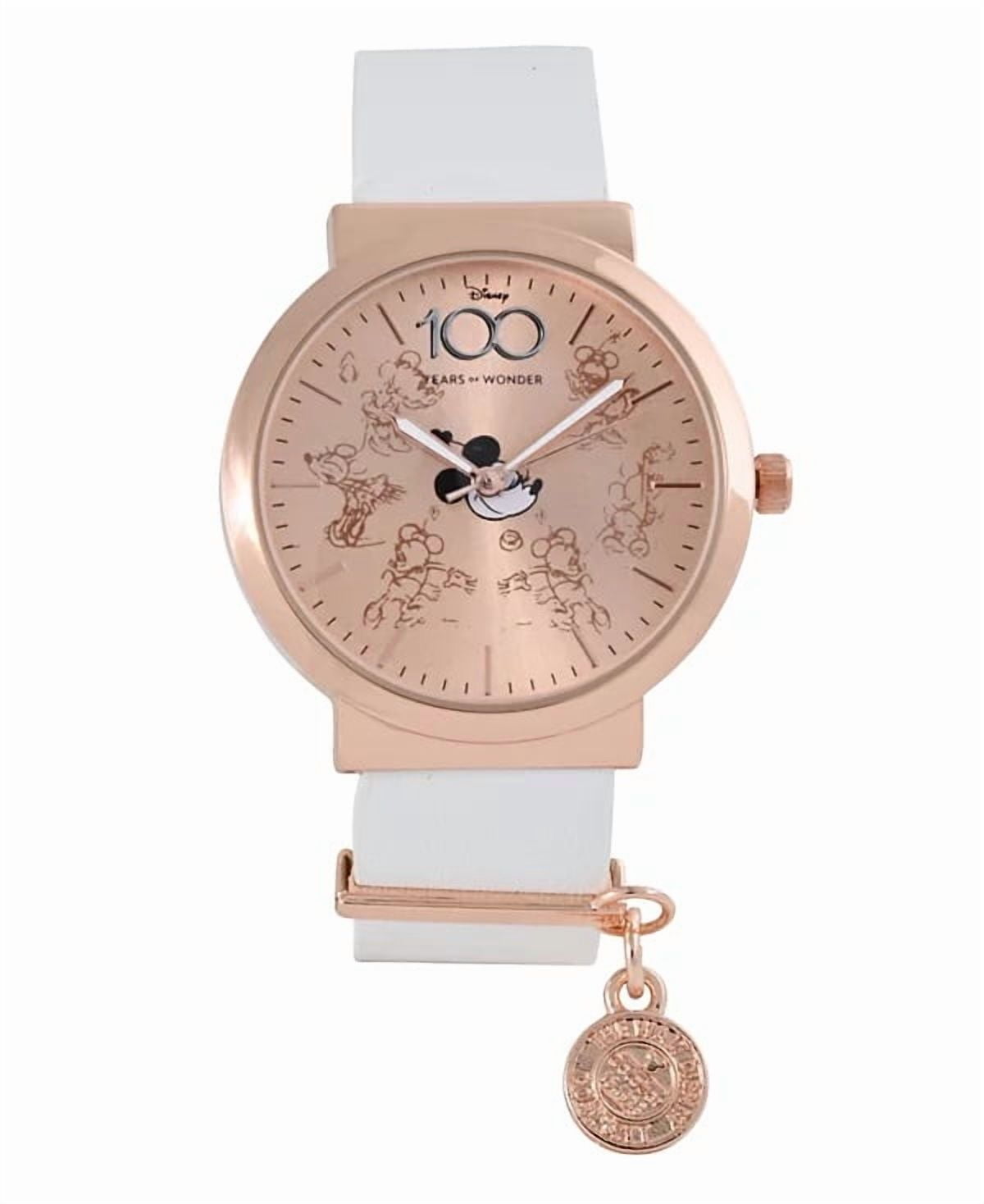Disney YEARS OF WONDER 100 Anniversary Mickey Mouse ROSE GOLD Watch NIB ...