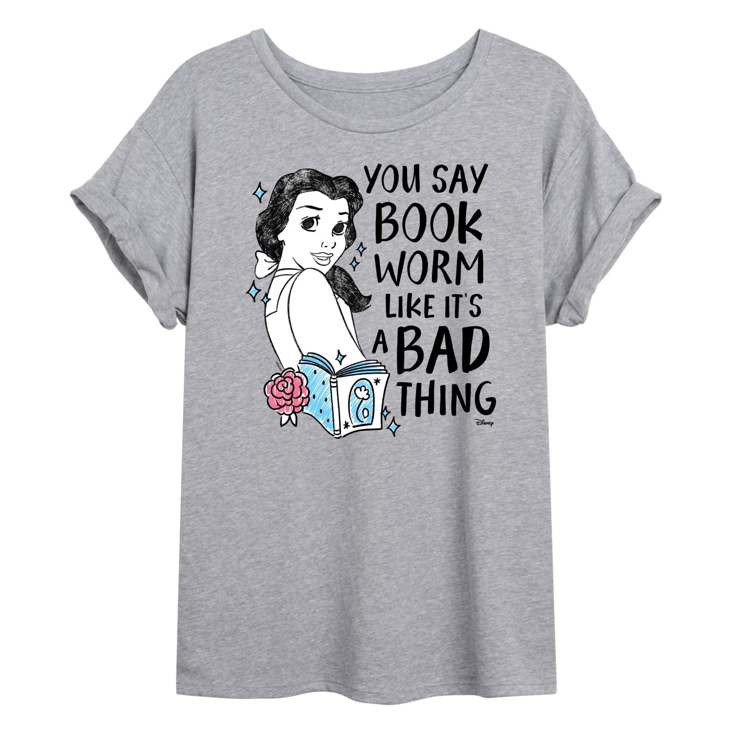 Disney - You Say Bookworm Like Its A Bad Thing - Juniors Ideal Flowy ...