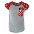Disney Youth Minnie Mouse Peeking Pocket Tee, Raglan Style, Polka Dot ...