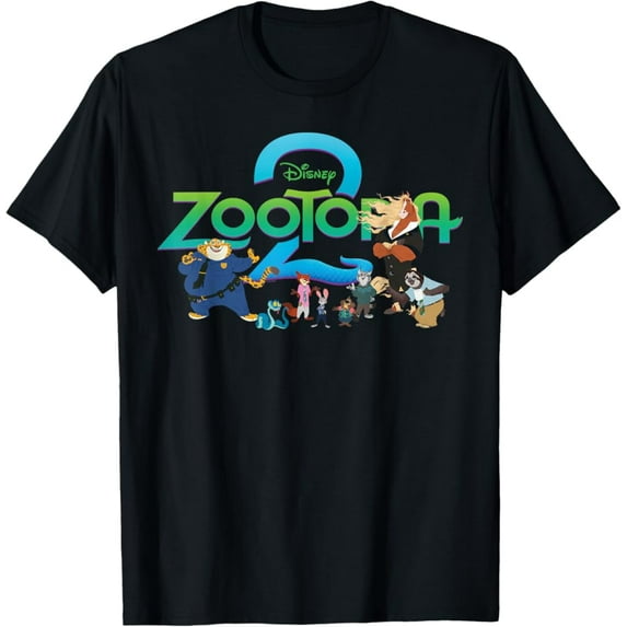 Disney Z.o.o.t.o.p.i.a. .2 .Illustrated Characters and Logo Unisex ...
