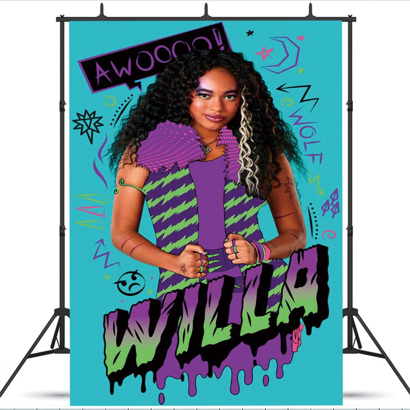 Disney Zombie Taspestry Wall Decor Birthday Banner Backdrop Background ...