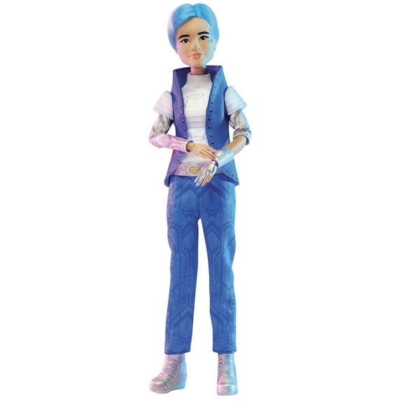 Disney Zombies 3 A-spen Fashion Doll with Blue Hair, Alien Outfit, and ...
