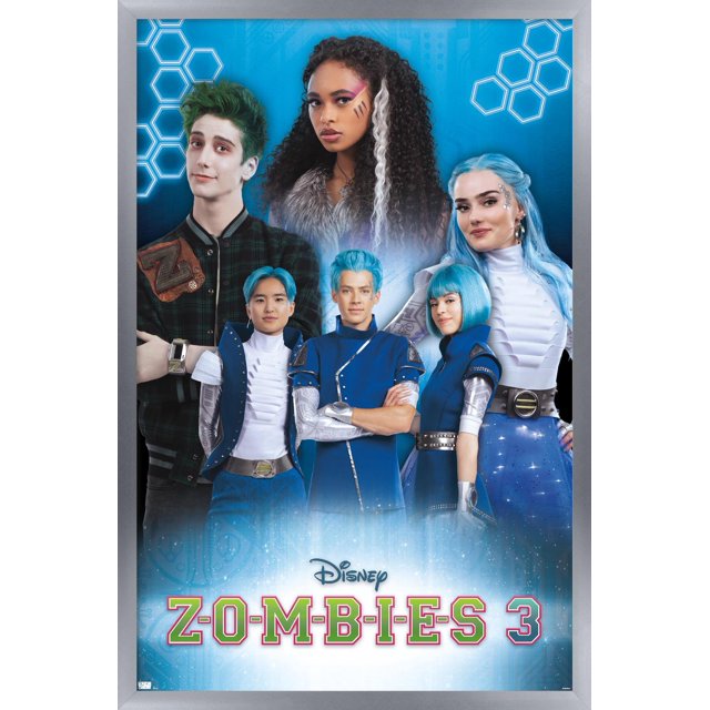 Disney Zombies 3 - Group Wall Poster, 14.725" x 22.375" Framed ...