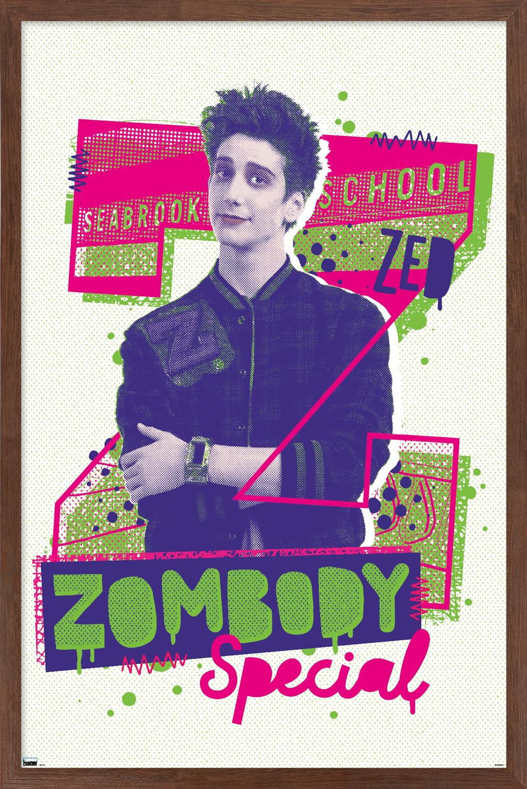 Disney Zombies 3 - Zed Wall Poster, 14.725" x 22.375" Framed - Walmart.com