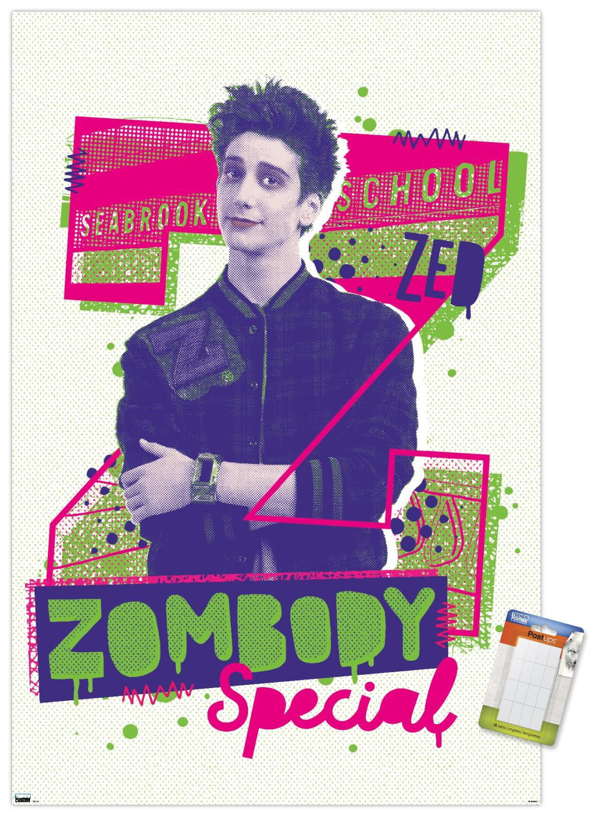 Disney Zombies 3 - Zed Wall Poster, 14.725" x 22.375" - Walmart.com