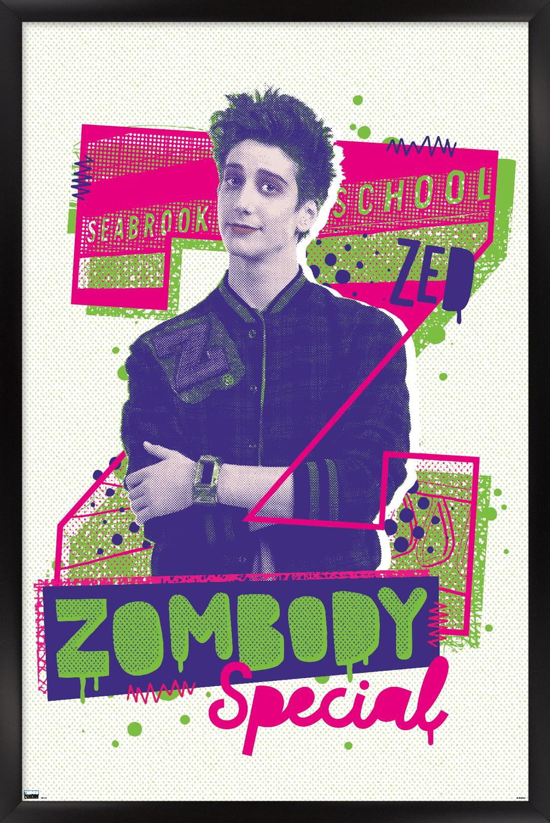 Disney Zombies 3 - Zed Wall Poster, 22.375" x 34" Framed - Walmart.com