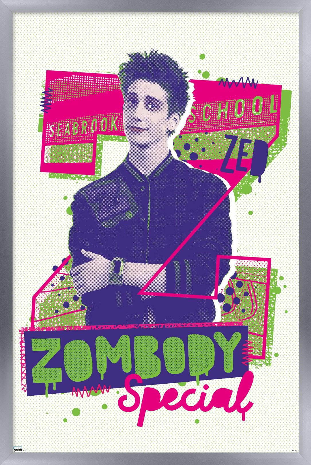 Disney Zombies 3 - Zed Wall Poster, 22.375" x 34" Framed - Walmart.com