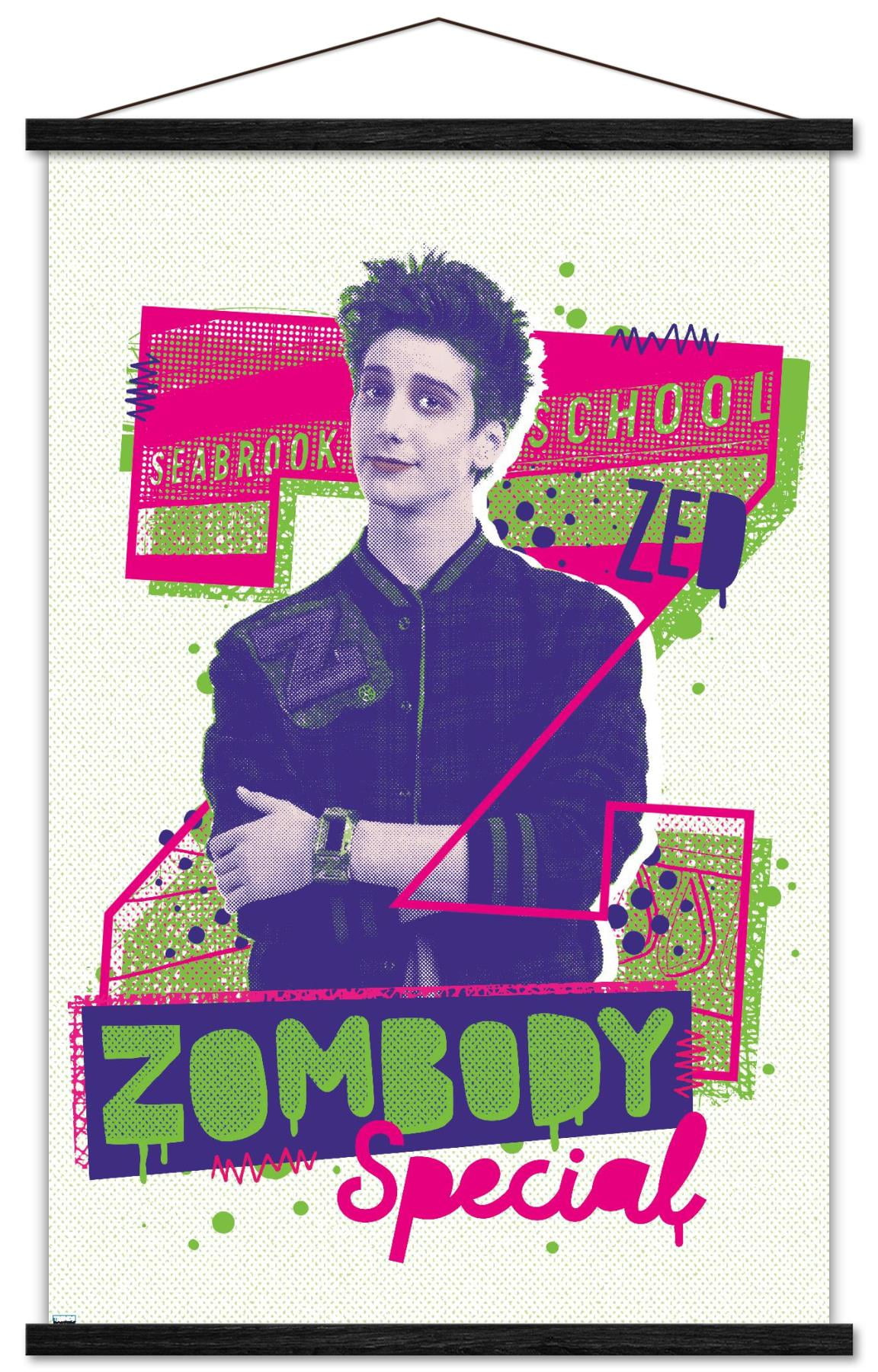 Disney Zombies 3 - Zed Wall Poster with Magnetic Frame, 22.375" x 34 ...