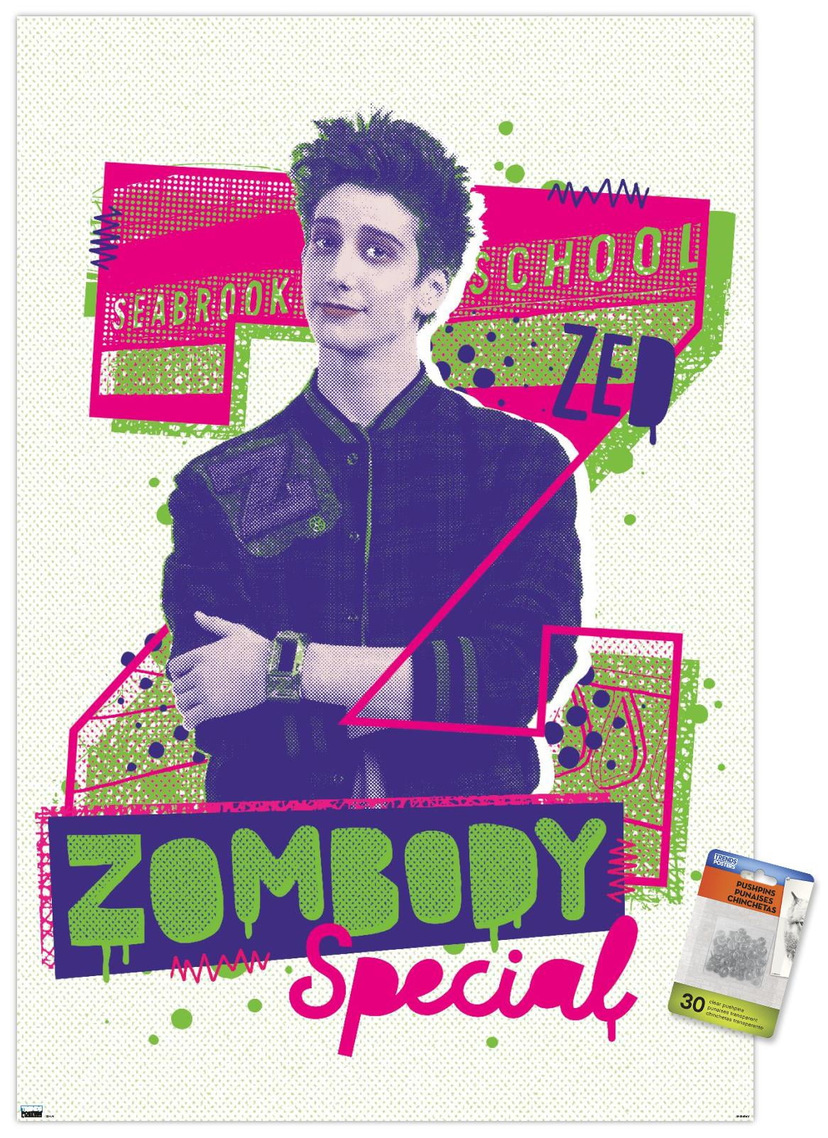 Disney Zombies 3 - Zed Wall Poster with Pushpins, 22.375" x 34 ...