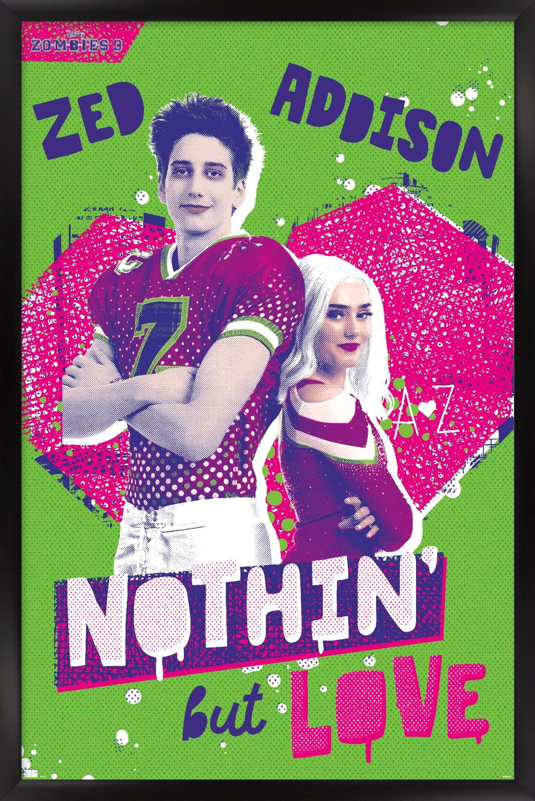 Disney Zombies 3 - Zed and Addison Wall Poster, 14.725" x 22.375 ...