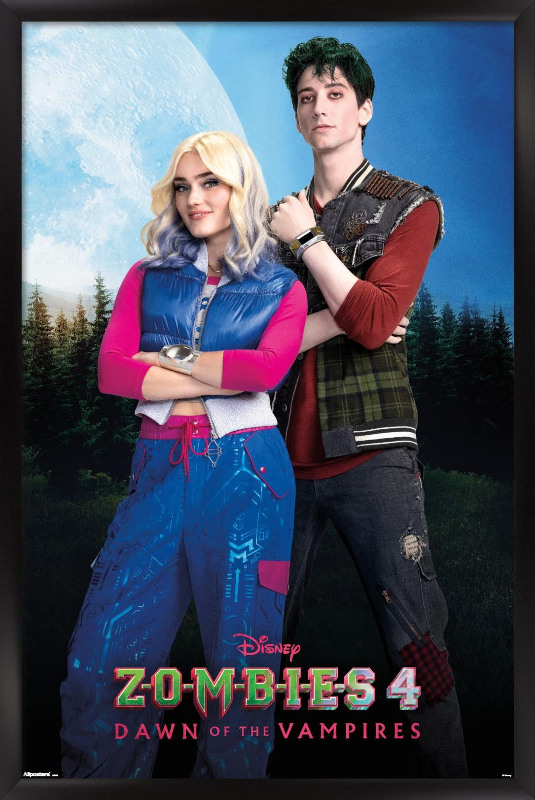 Disney Zombies 4: Dawn Of The Vampire (2025) - Addison & Zed Wall ...
