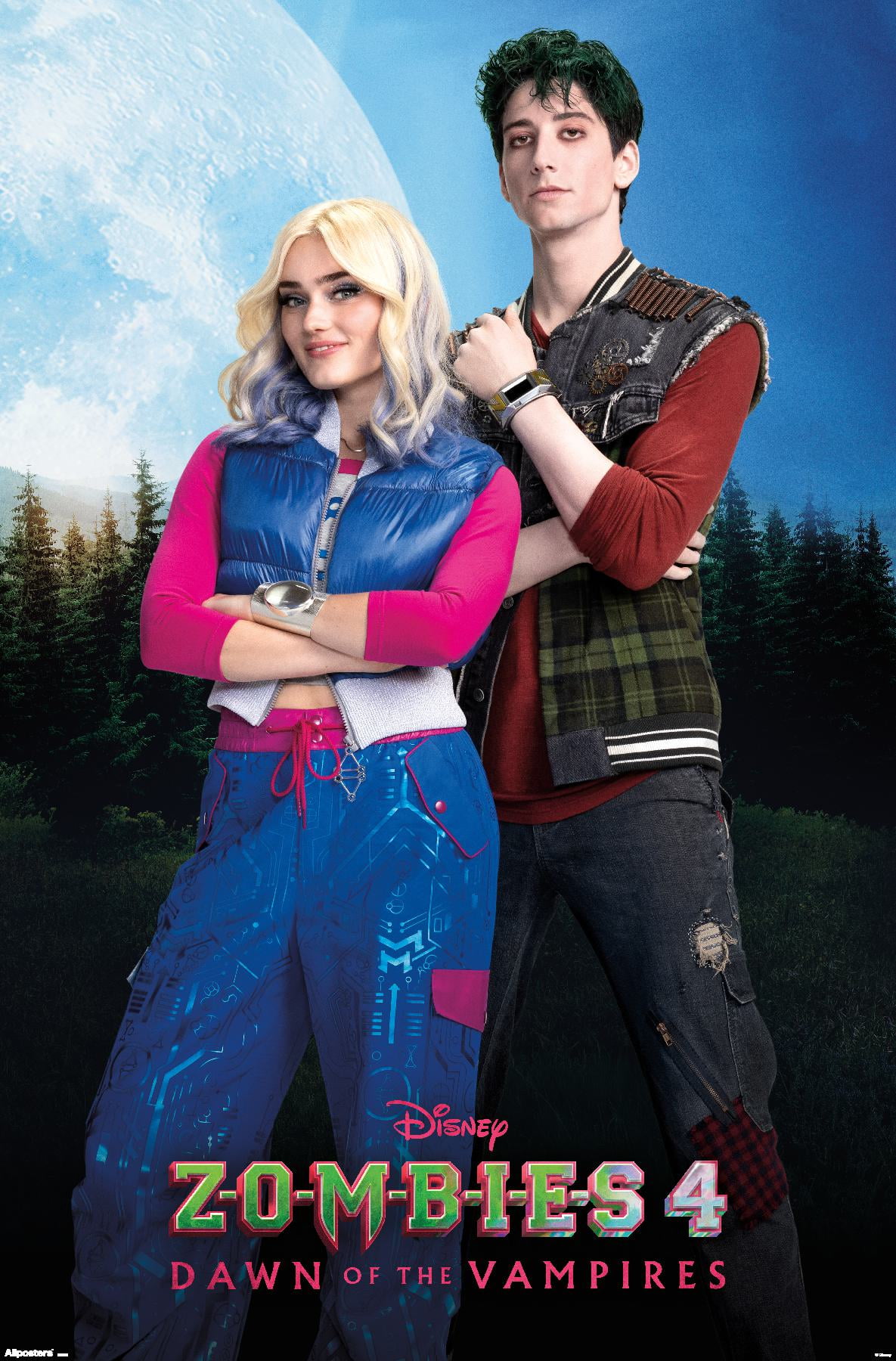 Disney Zombies 4: Dawn Of The Vampire (2025) - Addison & Zed Wall ...