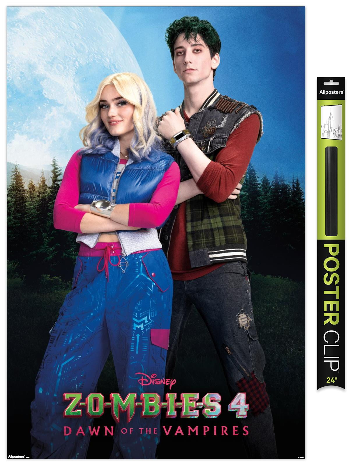 Disney Zombies 4: Dawn Of The Vampire (2025) - Addison & Zed Wall ...