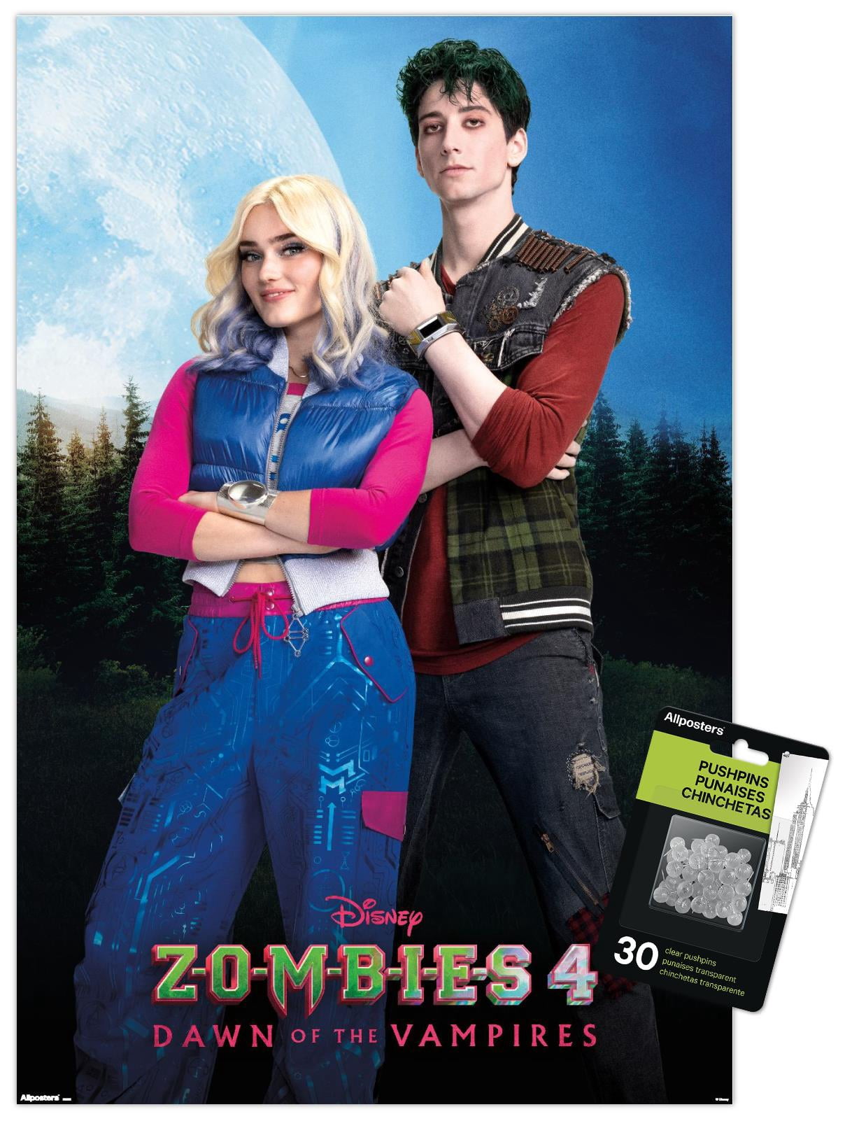 Disney Zombies 4: Dawn Of The Vampire (2025) - Addison & Zed Wall ...