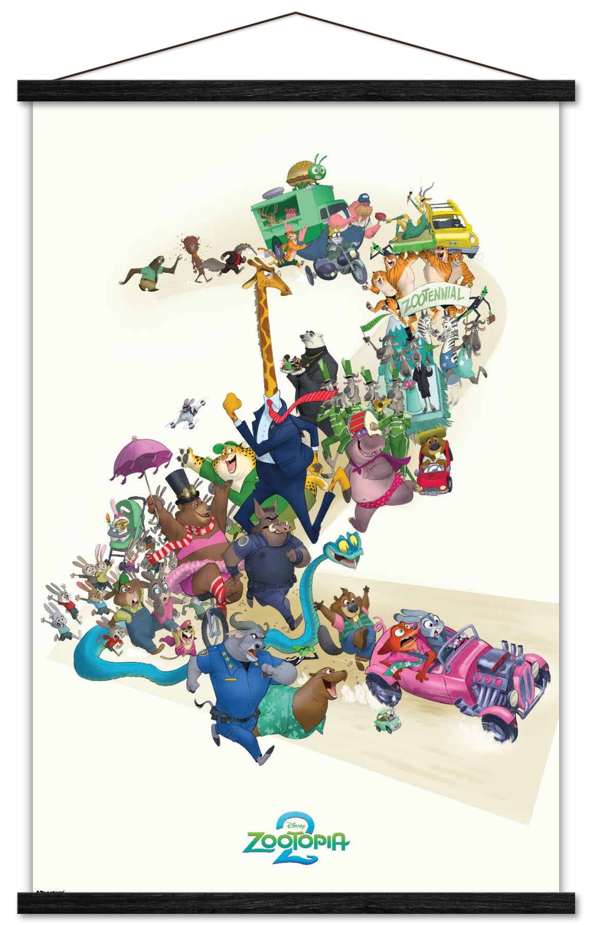 Disney Zootopia 2 (2025) - Group Wall Poster with Magnetic Frame, 22. ...