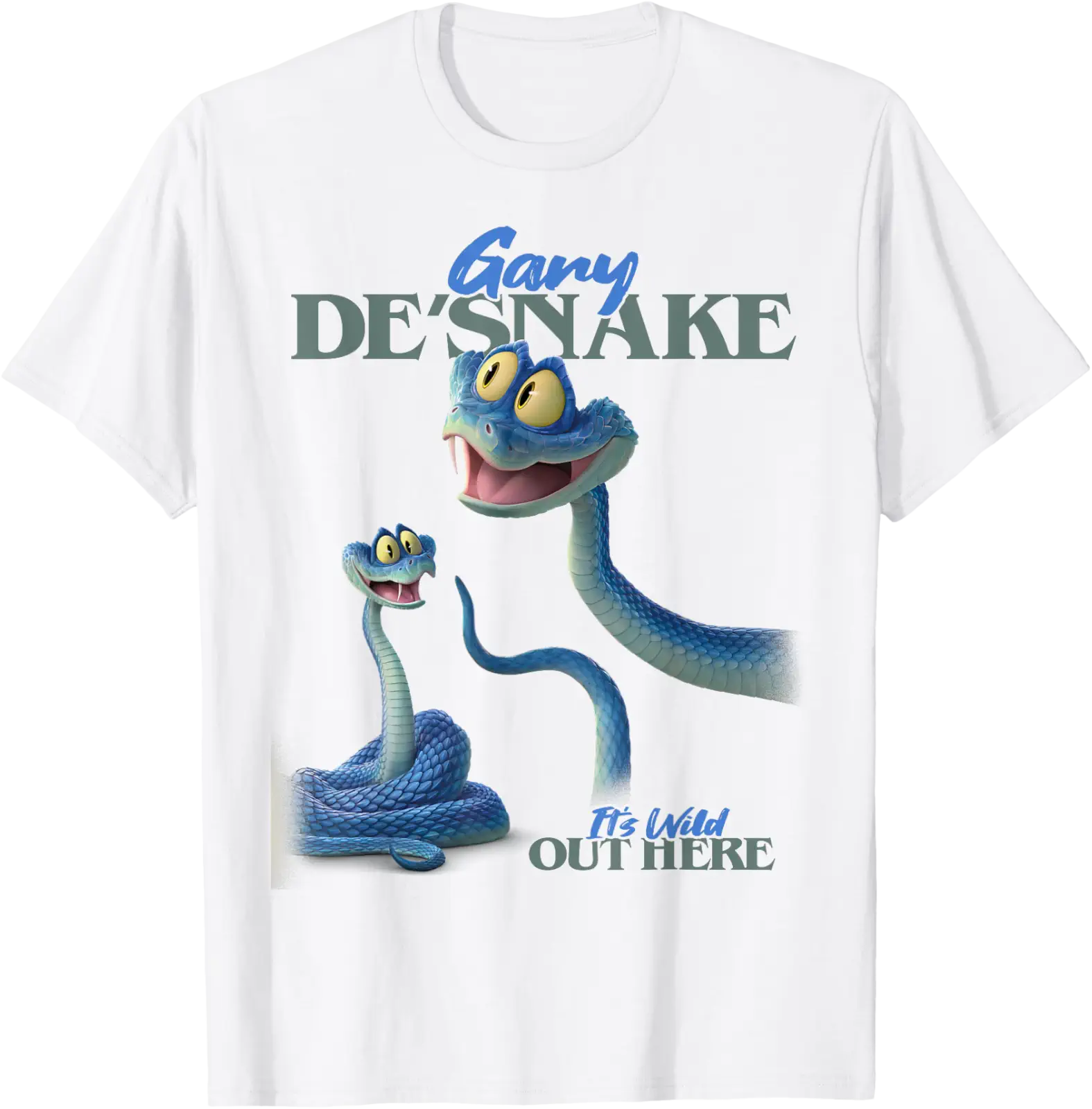 Disney Zootopia 2 Gary De'snake It's Wild Out Here Smiling T-Shirt ...