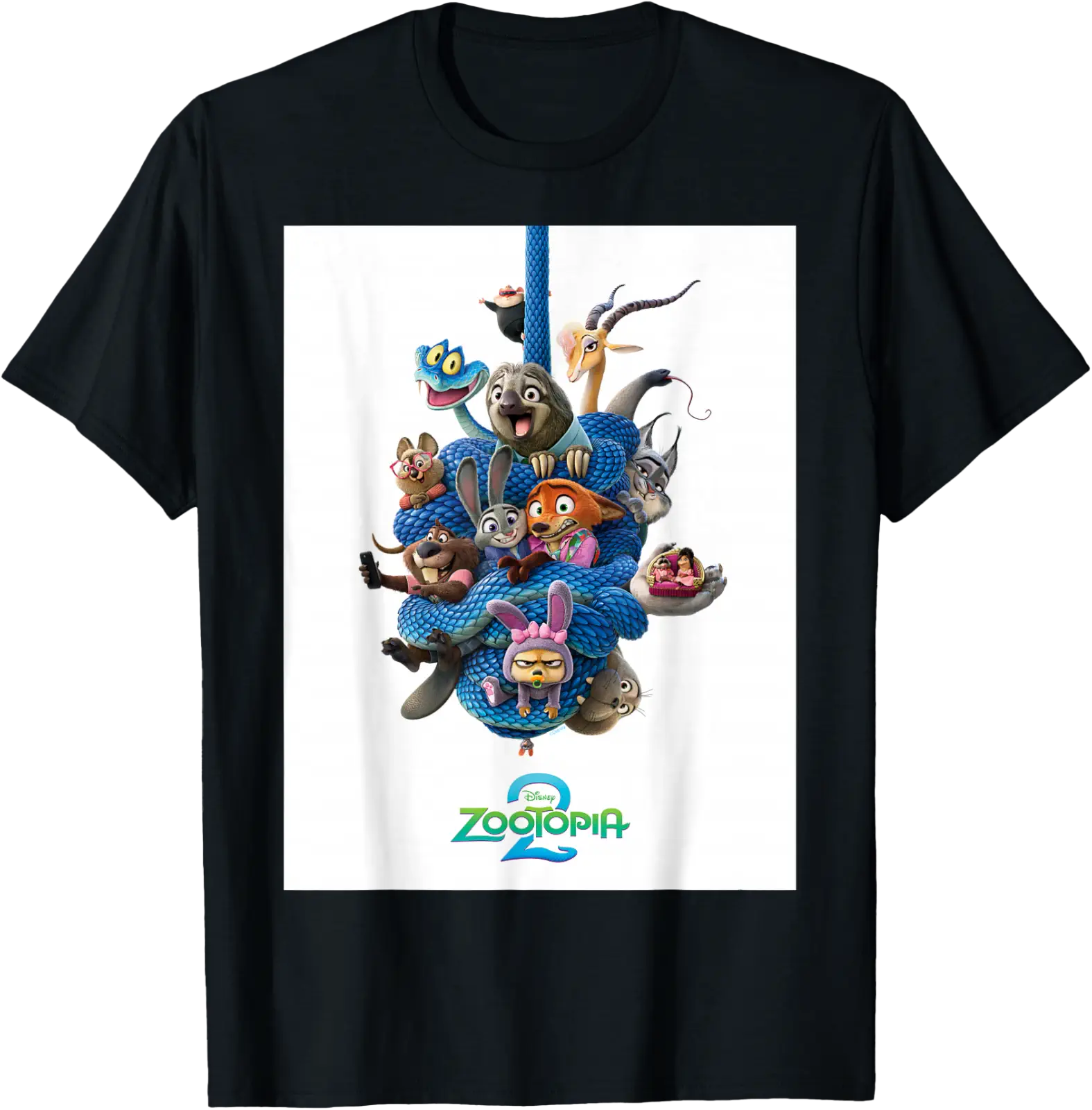 Disney Zootopia 2 Gary De'snake Tangle Official Poster Art T-Shirt ...