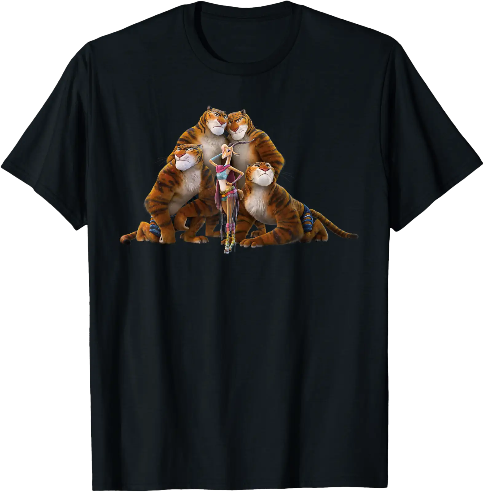 Disney Zootopia 2 Gazelle And Tiger Dancers Festival Concert T-Shirt ...
