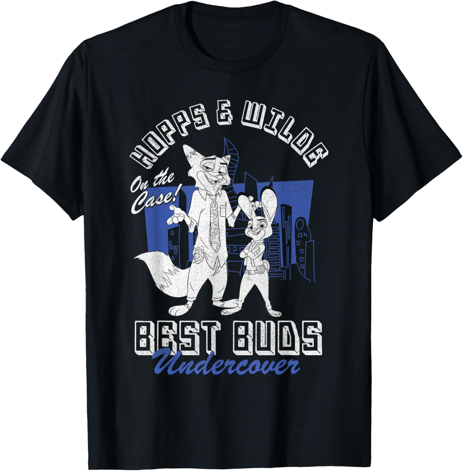 Disney Zootopia 2 Hopps And Wilde Best Buds Undercover Poster T-Shirt ...