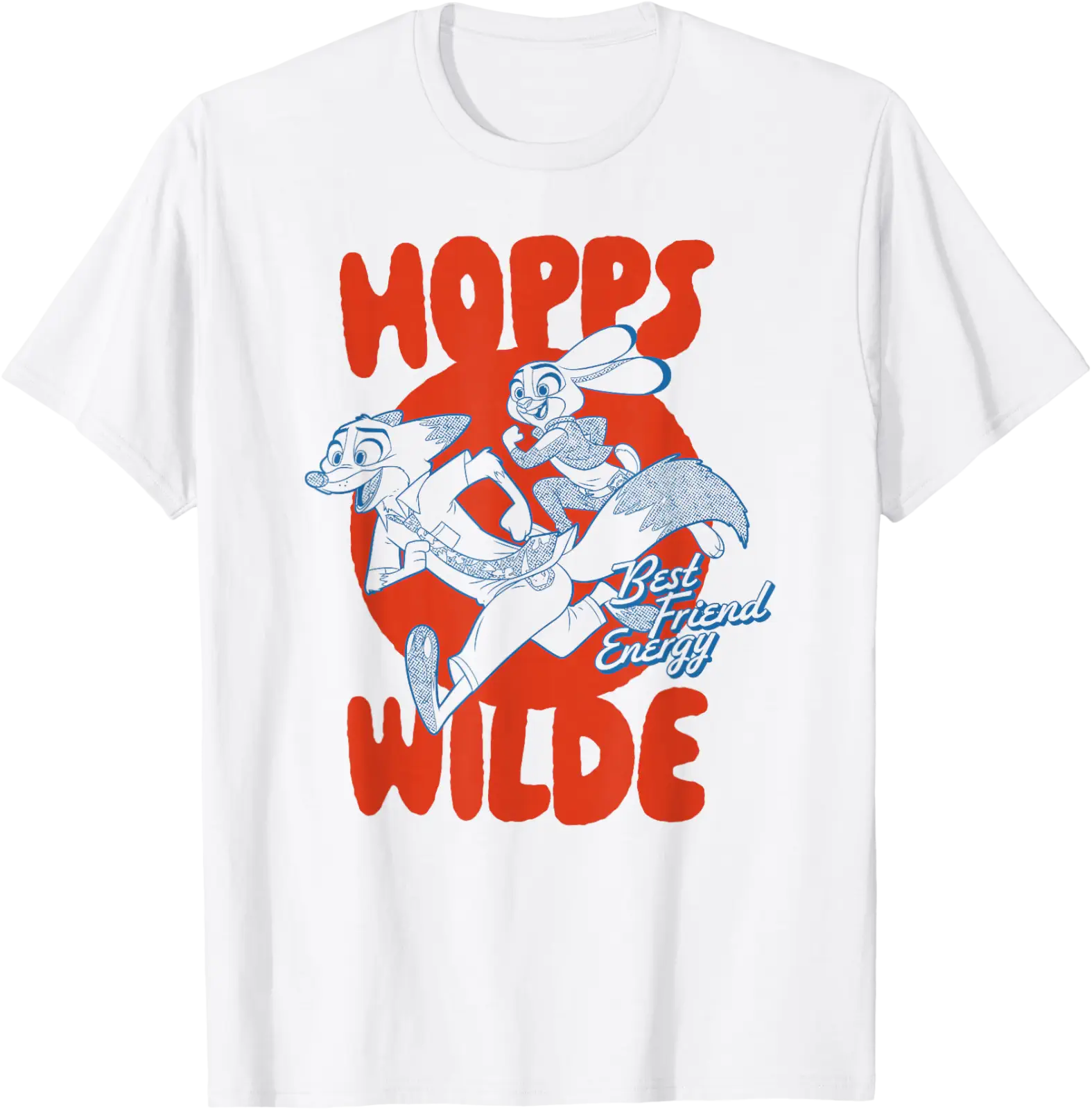 Disney Zootopia 2 Hopps And Wilde Best Friend Energy T-Shirt - Walmart.com