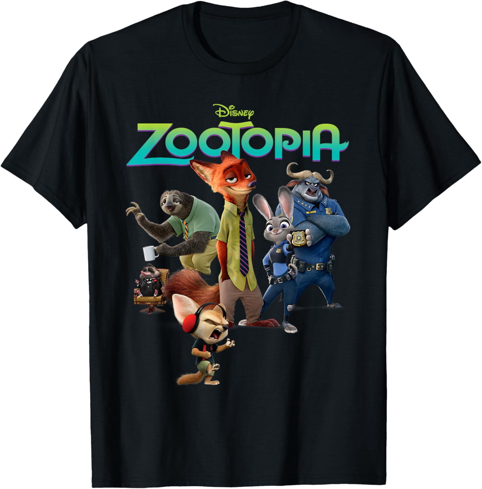 Disney Zootopia Character Group And T-Shirt - Walmart.com