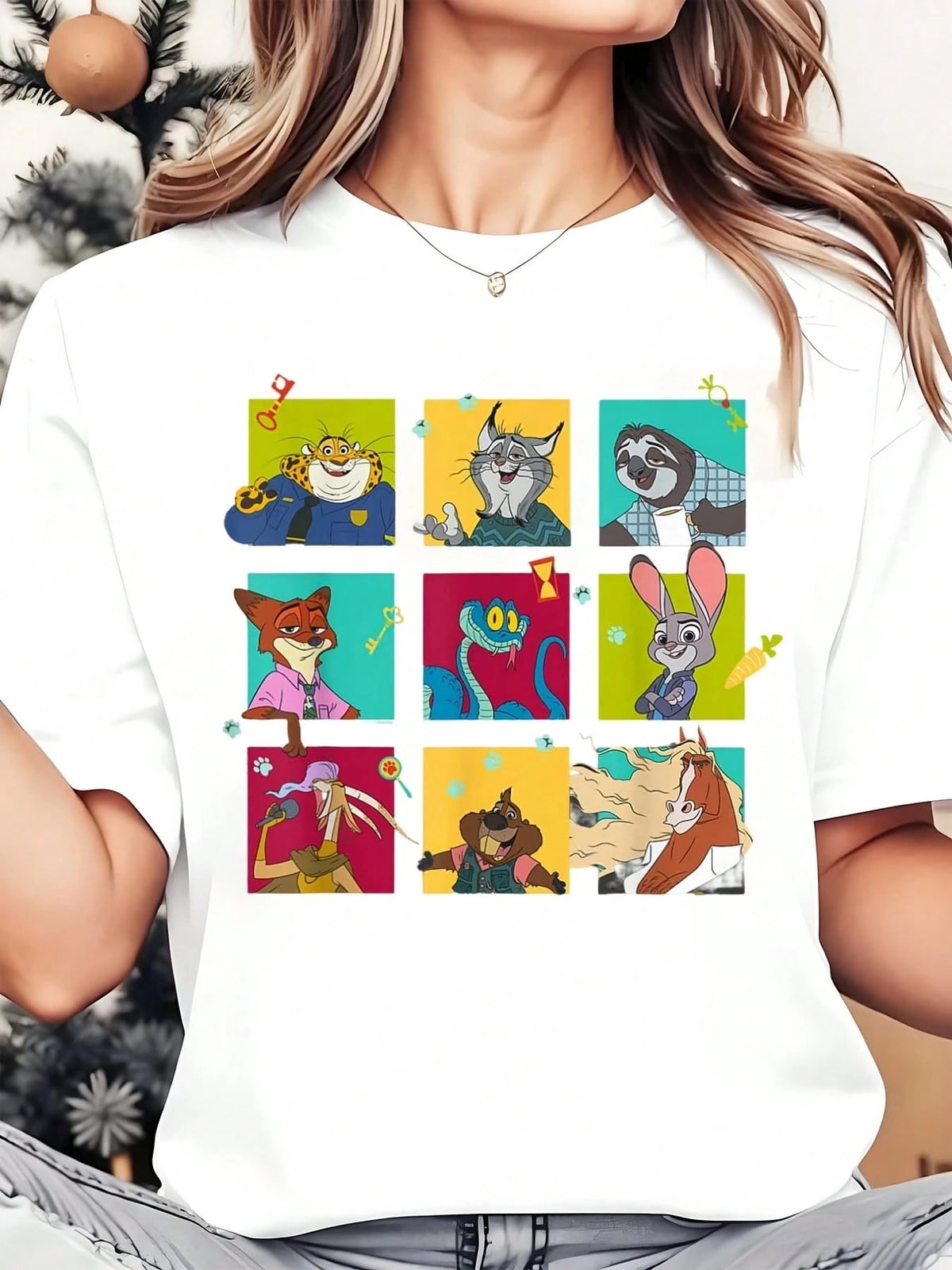 Disney Zootopia Characters T-Shirt Alternate - Walmart.com