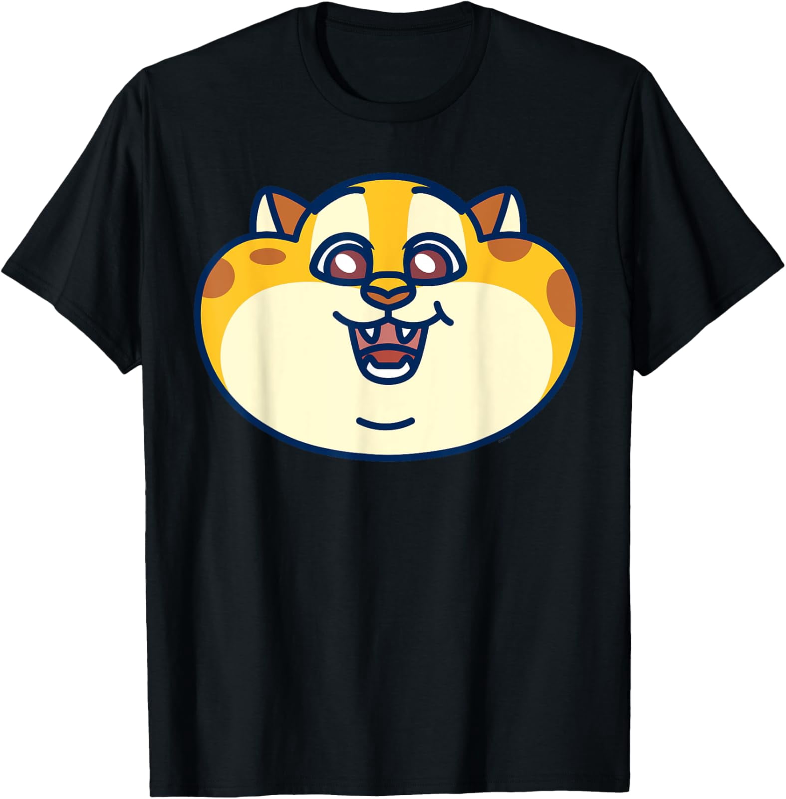 Disney Zootopia Clawhauser Cute Kawaii Big Face Costume T-Shirt ...