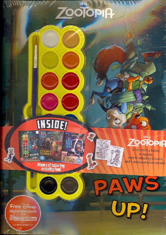 Disney Zootopia Coloring & Activity Pack (3 Books, Crayons, Stickers ...