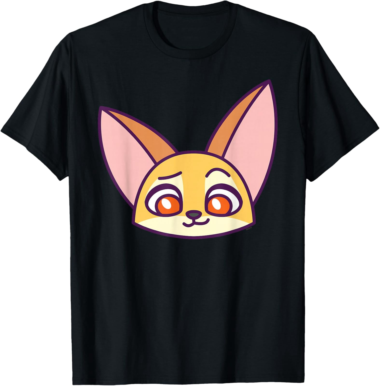 Disney Zootopia Finnick The Fox Cute Kawaii Big Face Costume T-Shirt ...