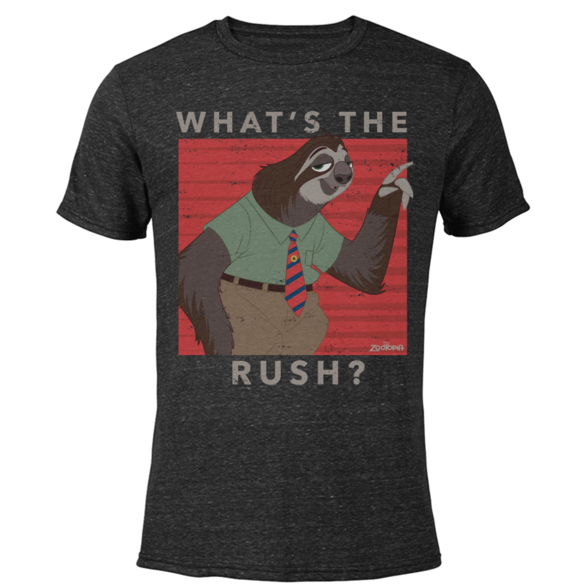 Disney Zootopia Flash What's The Rush T-Shirt- Short Sleeve Blended T ...