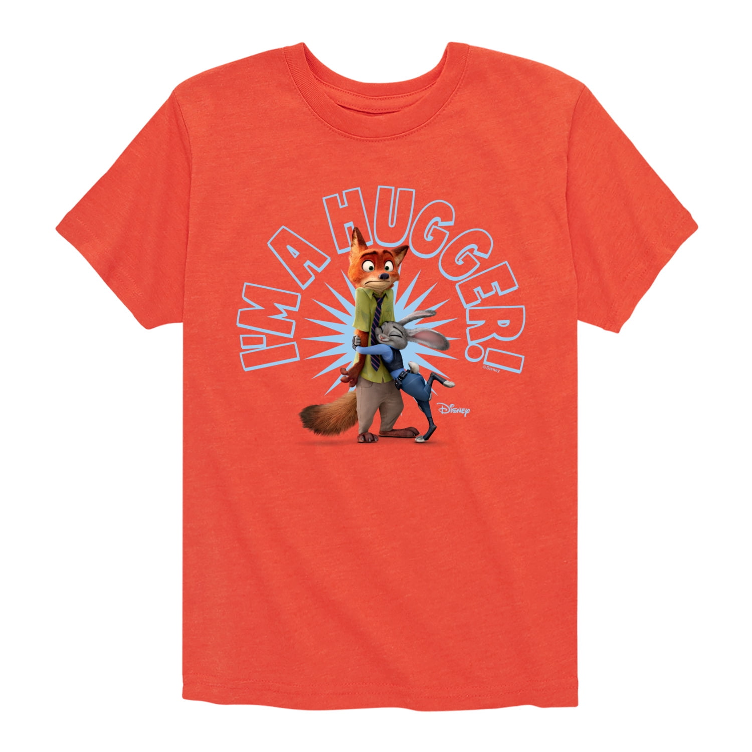 Disney Zootopia - I'm A Hugger - Toddler & Youth Short Sleeve Graphic T ...