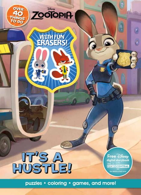 Disney Zootopia It's a Hustle! : Puzzles, Coloring, Games, and More ...