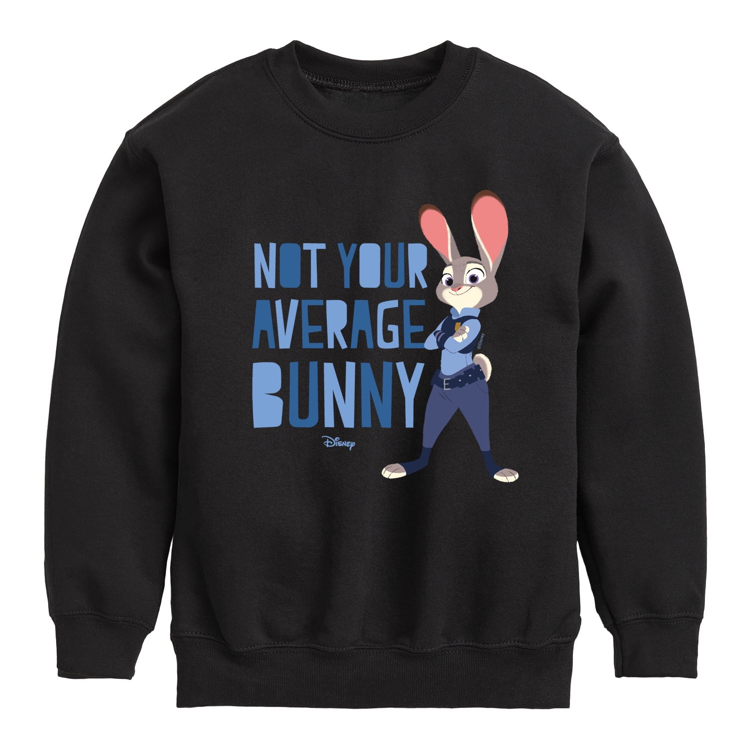 Disney Zootopia - Not Your Average Bunny - Toddler & Youth Crewneck ...