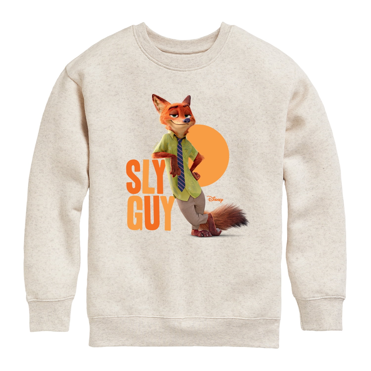 Disney Zootopia - Sly Guy - Toddler & Youth Crewneck Fleece Sweatshirt ...