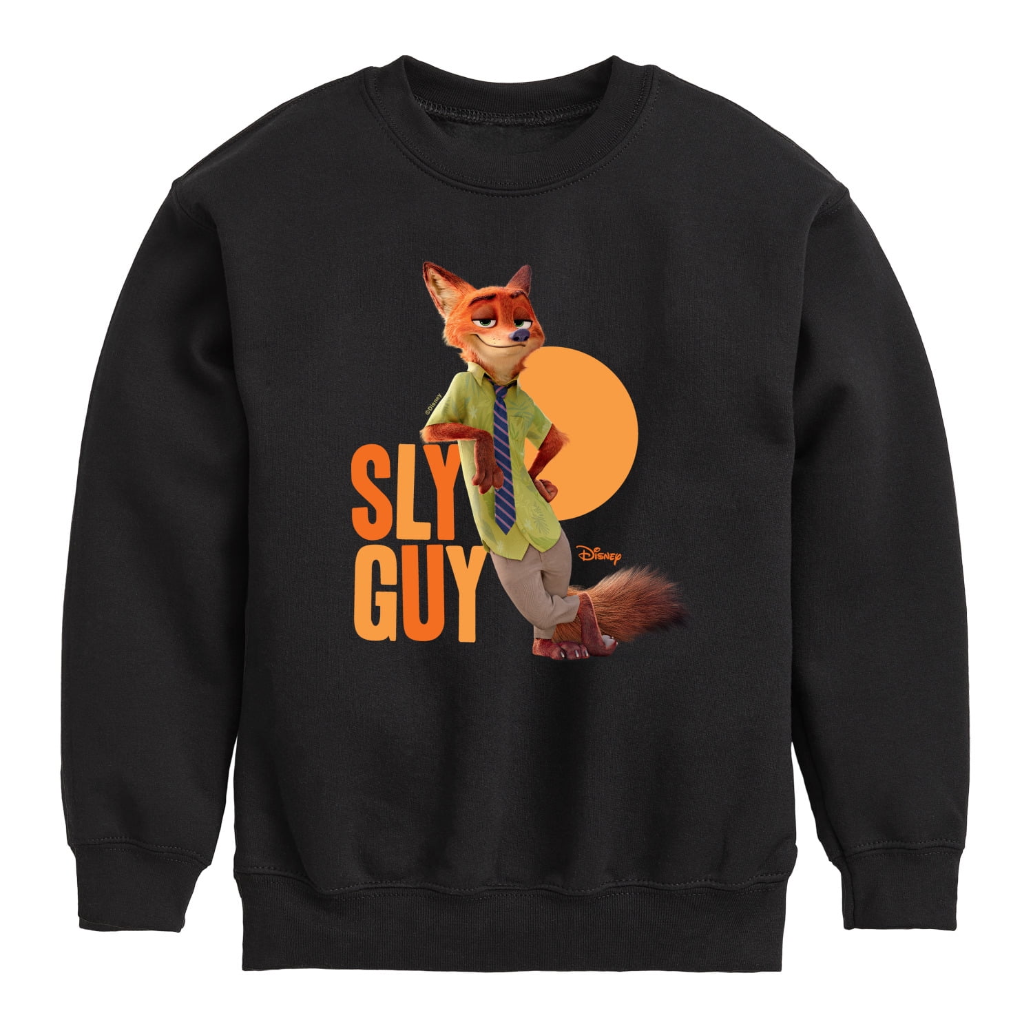 Disney Zootopia - Sly Guy - Toddler & Youth Crewneck Fleece Sweatshirt ...