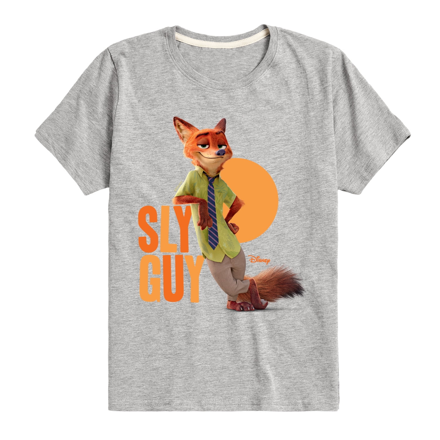 Disney Zootopia - Sly Guy - Toddler & Youth Short Sleeve Graphic T ...