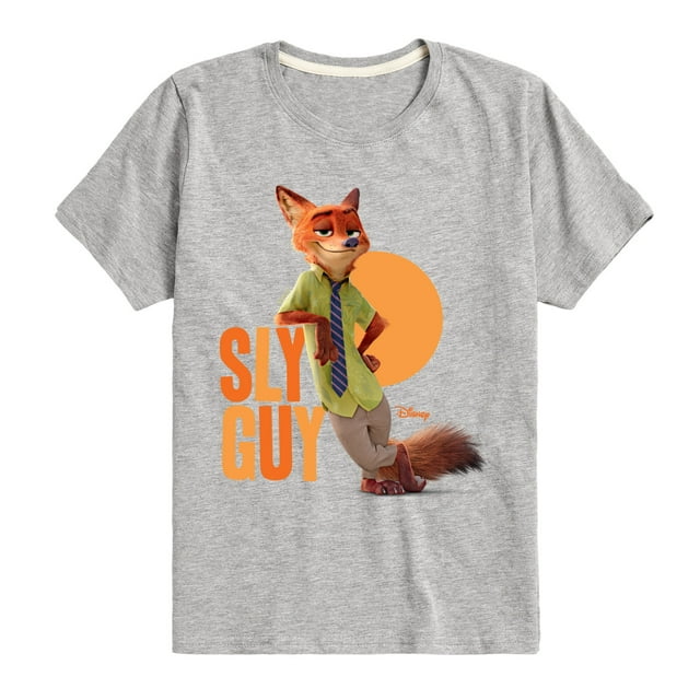 Disney Zootopia - Sly Guy - Toddler & Youth Short Sleeve Graphic T ...