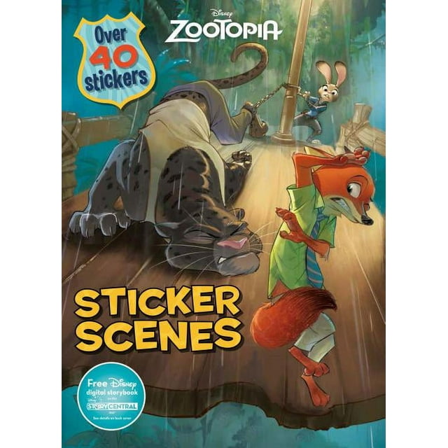Disney Zootopia Sticker Scenes: Over 40 Stickers - Walmart.com