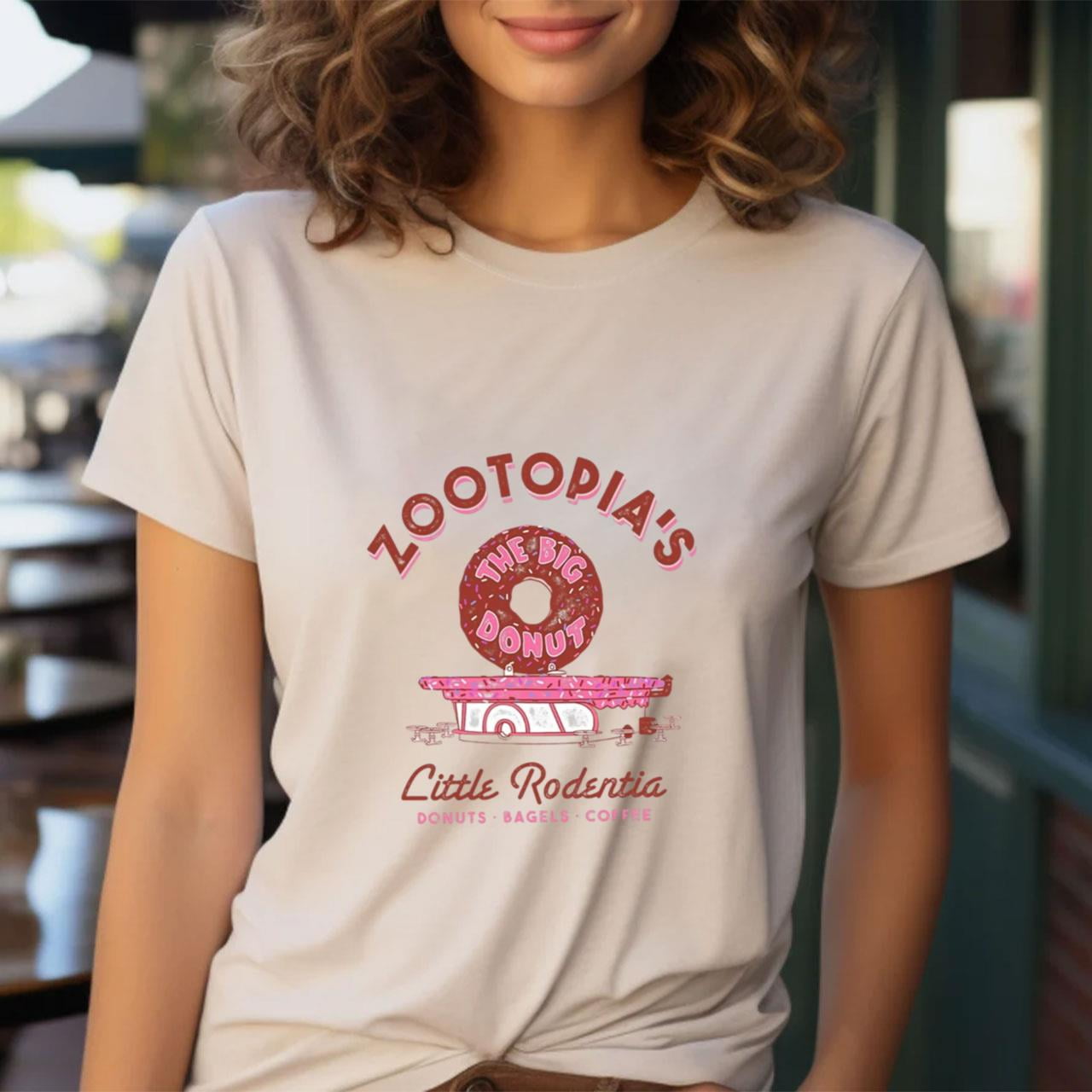 Disney Zootopia The Big Donut Coffee Shop Tee New - Walmart.com